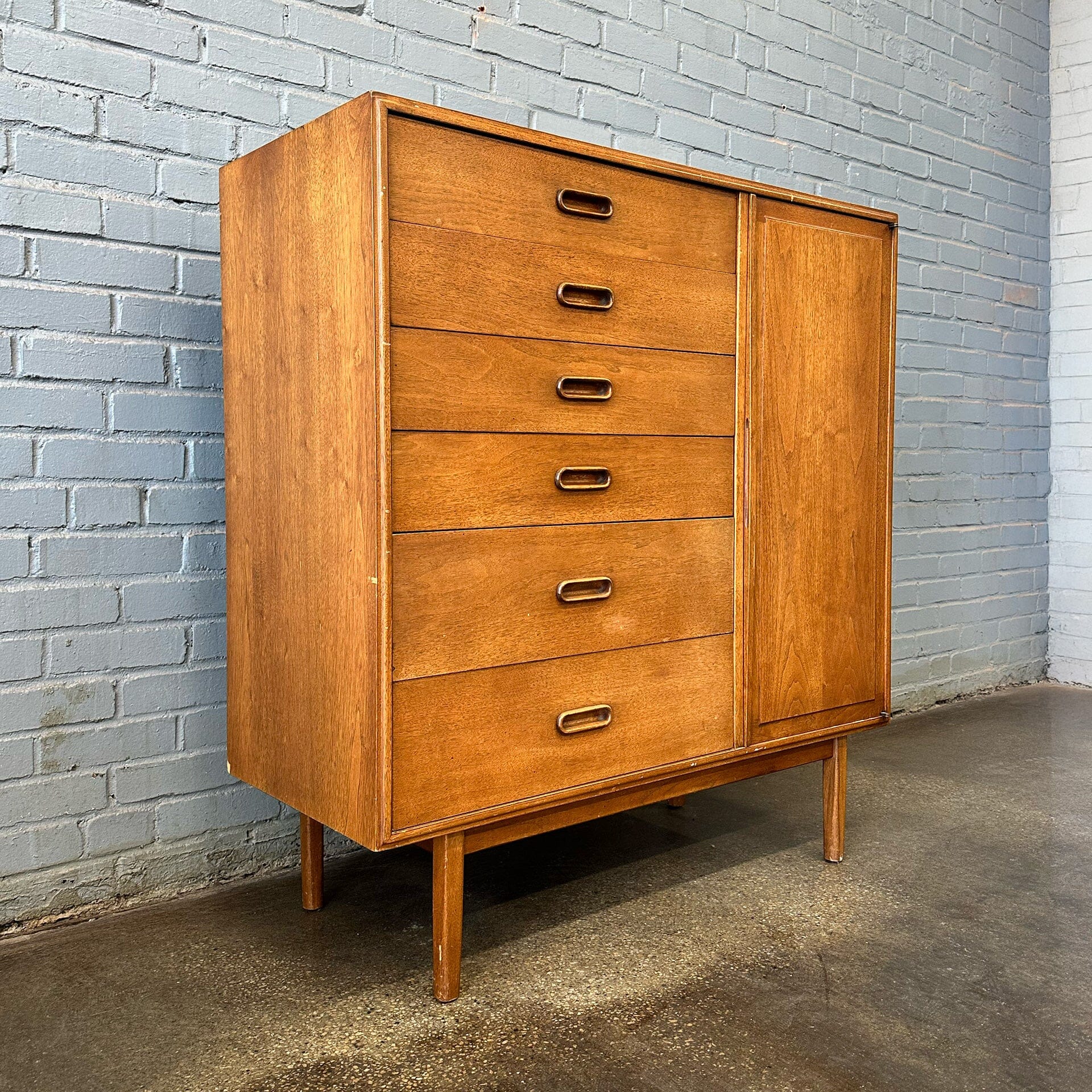 Founders Tall Walnut Dresser by Jack Cartwright – MidMod Decor