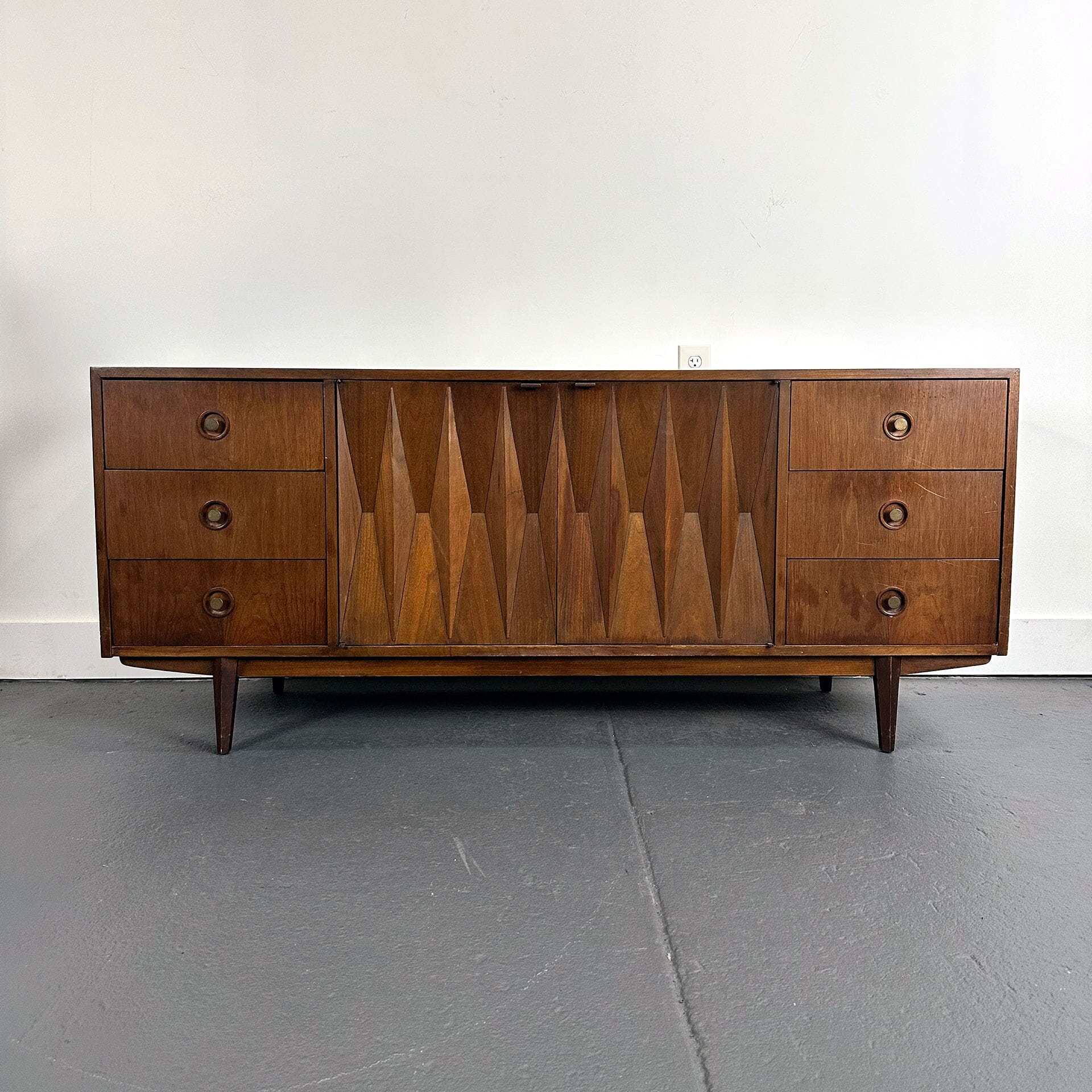 Harlequin Dresser Designed by Merton L. Gershun – MidMod Decor