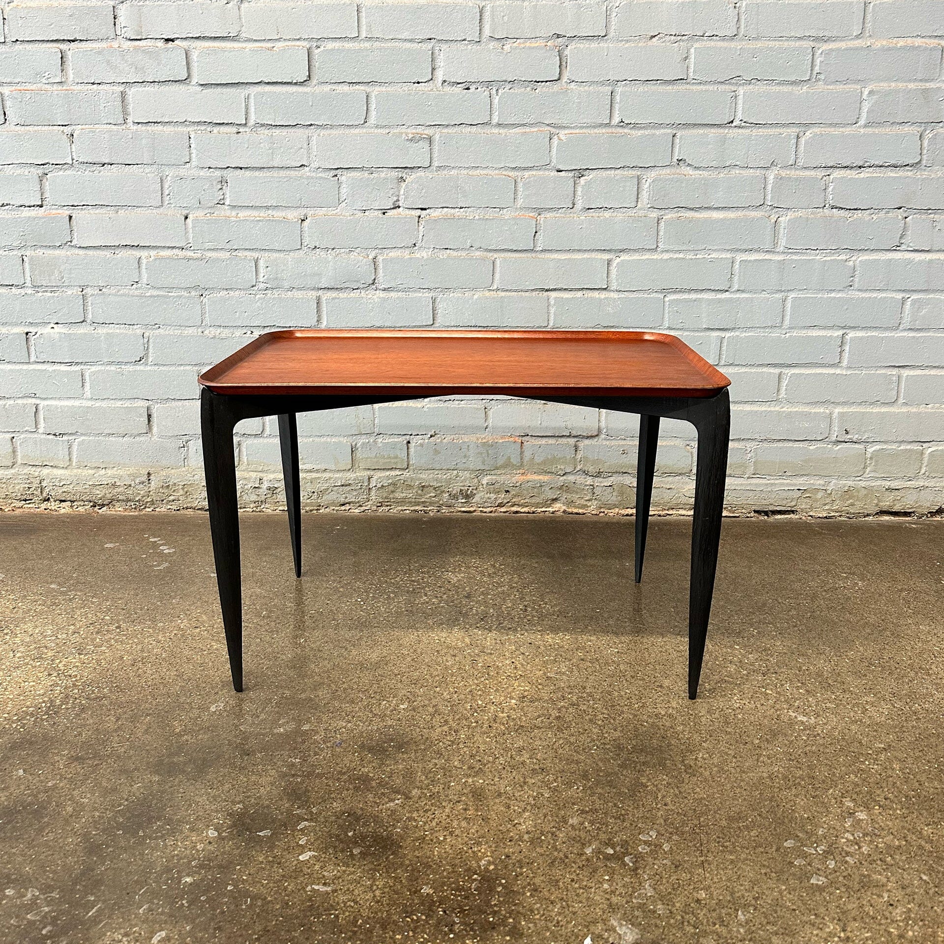 Fritz Hansen Teak Tray Table – MidMod Decor